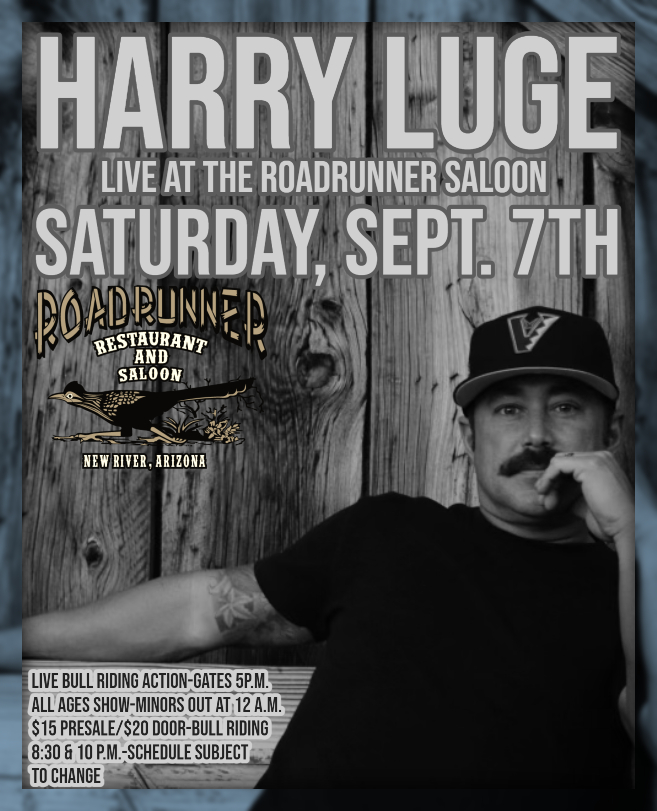 Harry Luge in Concert with Two Rounds of LIVE Bull Riding action ...