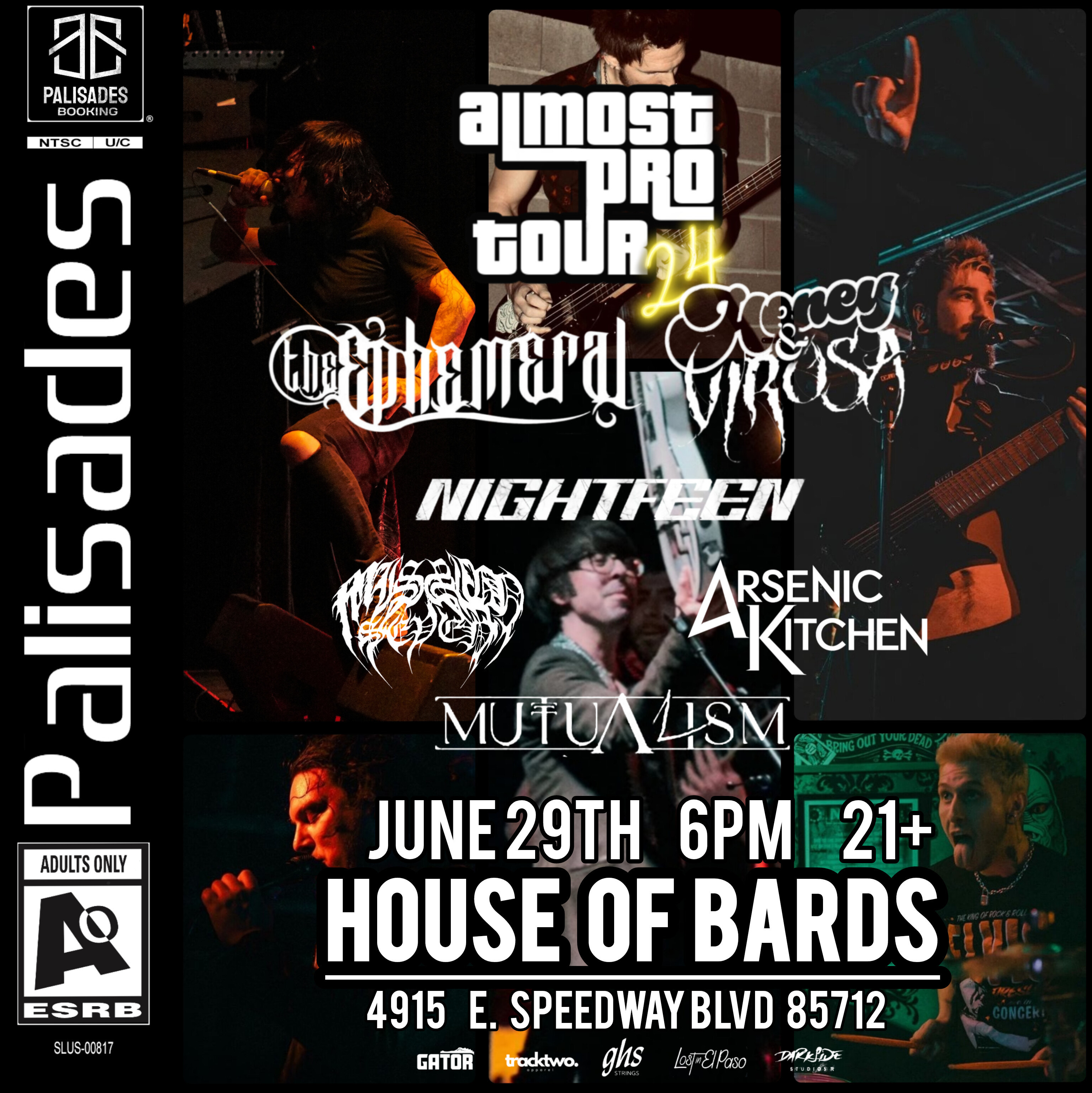 Almost Pro Tour Tickets, Sat, Jun 29, 2024 @ 6:00pm