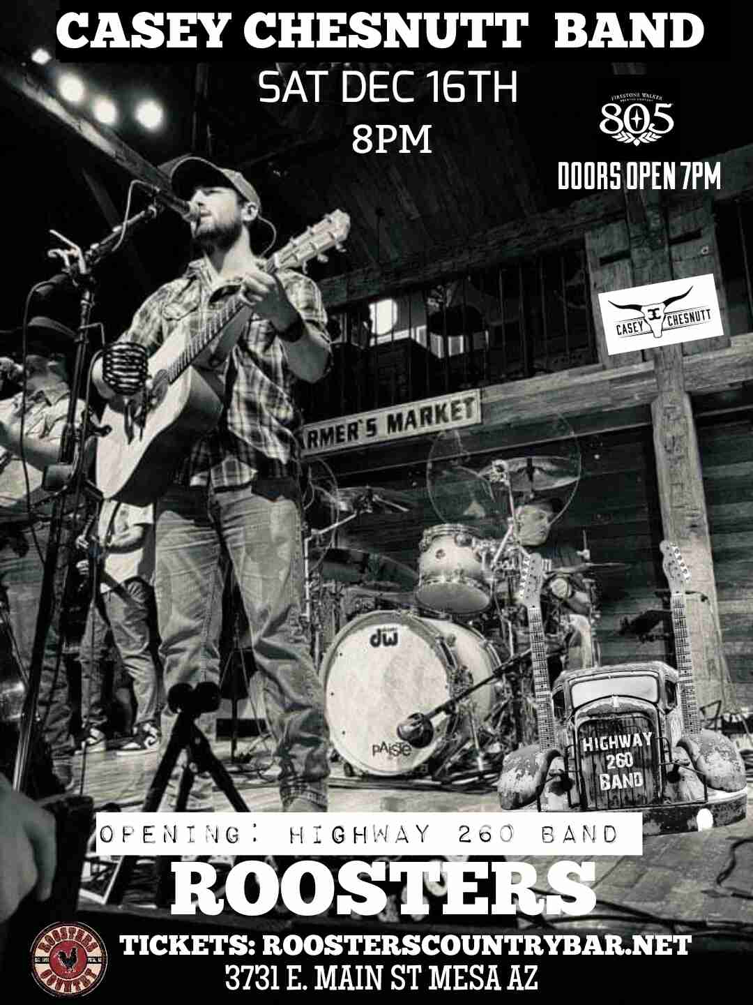 Casey Chesnutt Band On Tour Tickets, Sat, Dec 16, 2023 @ 8:00pm