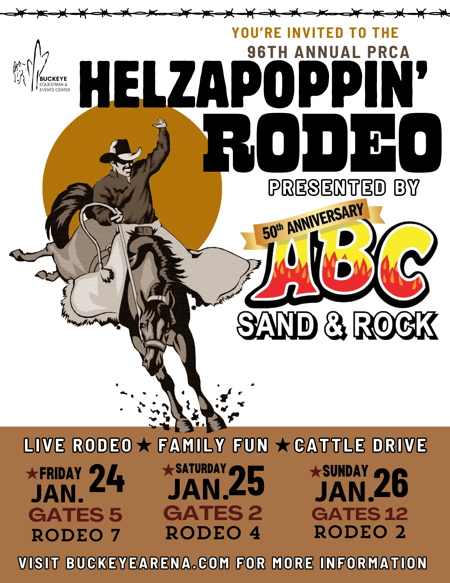 Helzapoppin' PRCA Rodeo Tickets, Sun, Jan 26, 2025 @ 2:00pm
